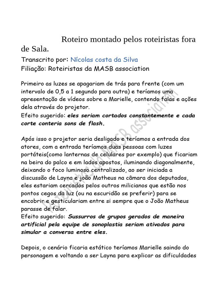 Roteiro Em Conjunto Completo (Comic Sans)_241023_065542 | PDF