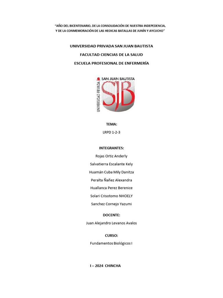 LRPD Fundamentooos | PDF | Biología Celular) | Citoplasma