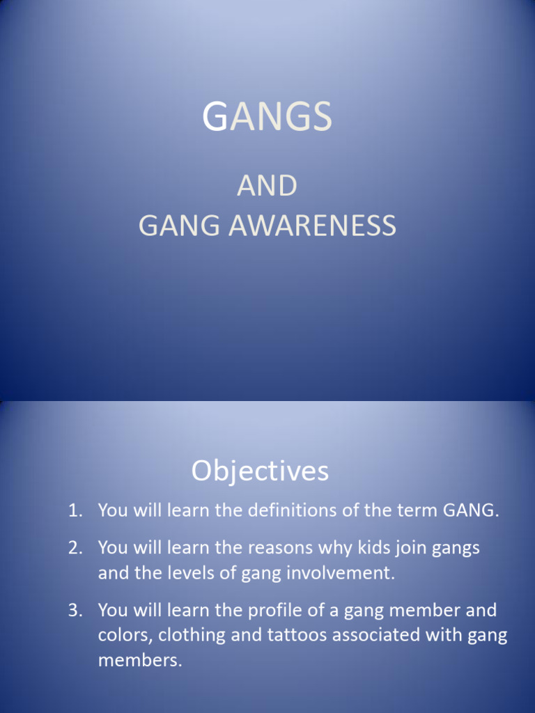 Gang Awareness and Prevention Guide | PDF | Ms 13 | Gang