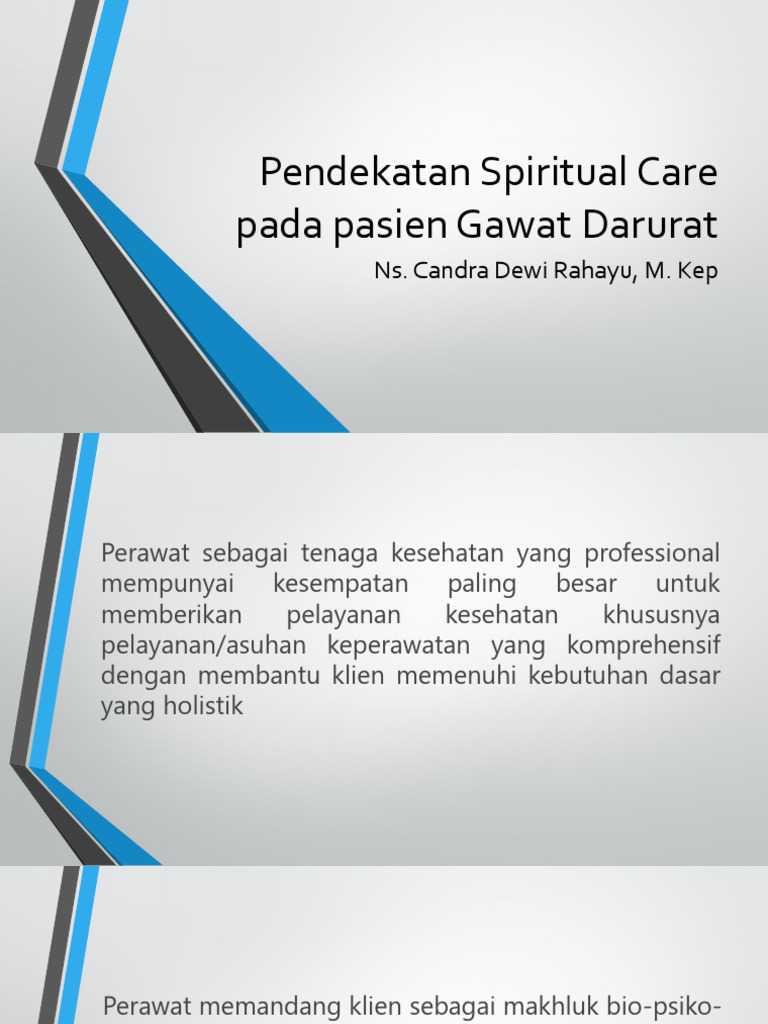 Spiritual Care Pasien Gadar | PDF