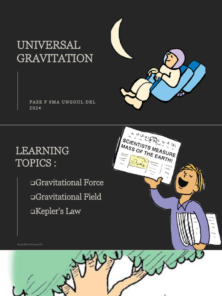 M1.2024-2025.Universal Gravitation | PDF | Sains & Matematika