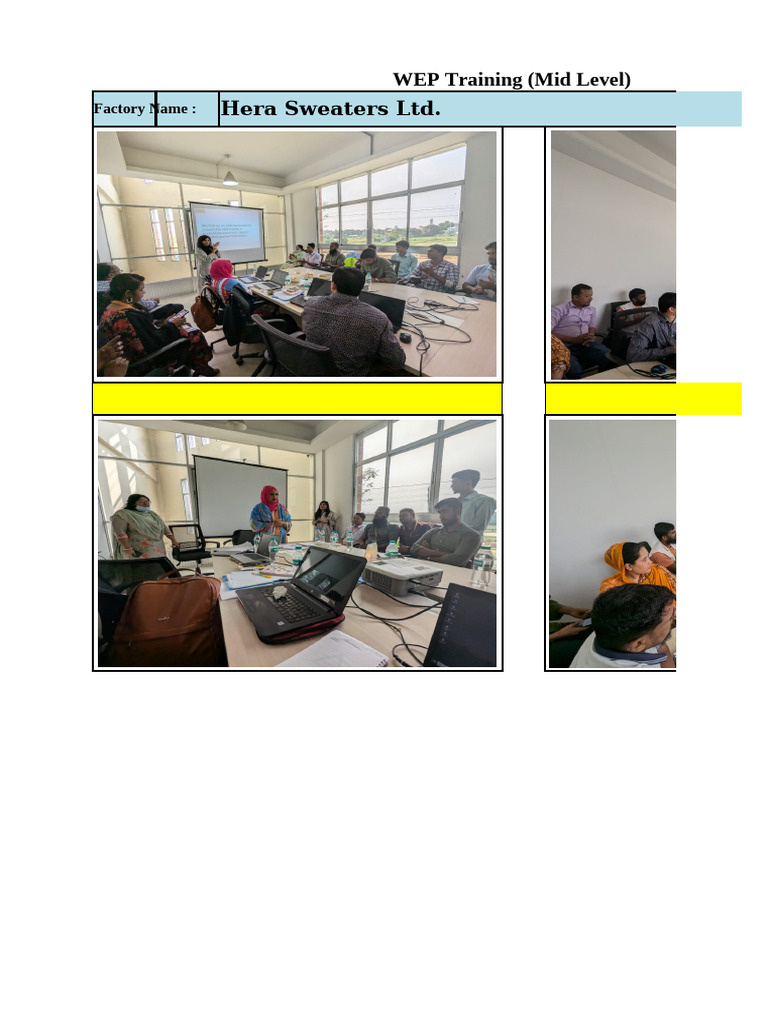 TAKKO WEP Training - Hera Sweaters Ltd. | PDF