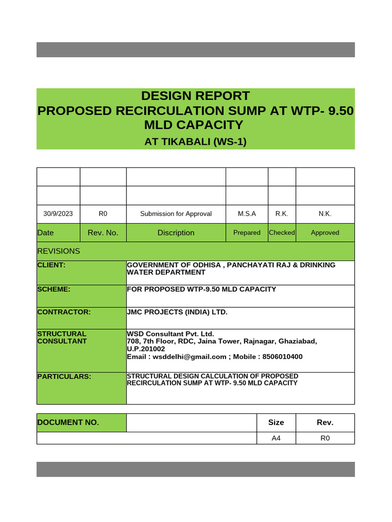 Design report | PDF | Geotechnical Engineering | Pressure