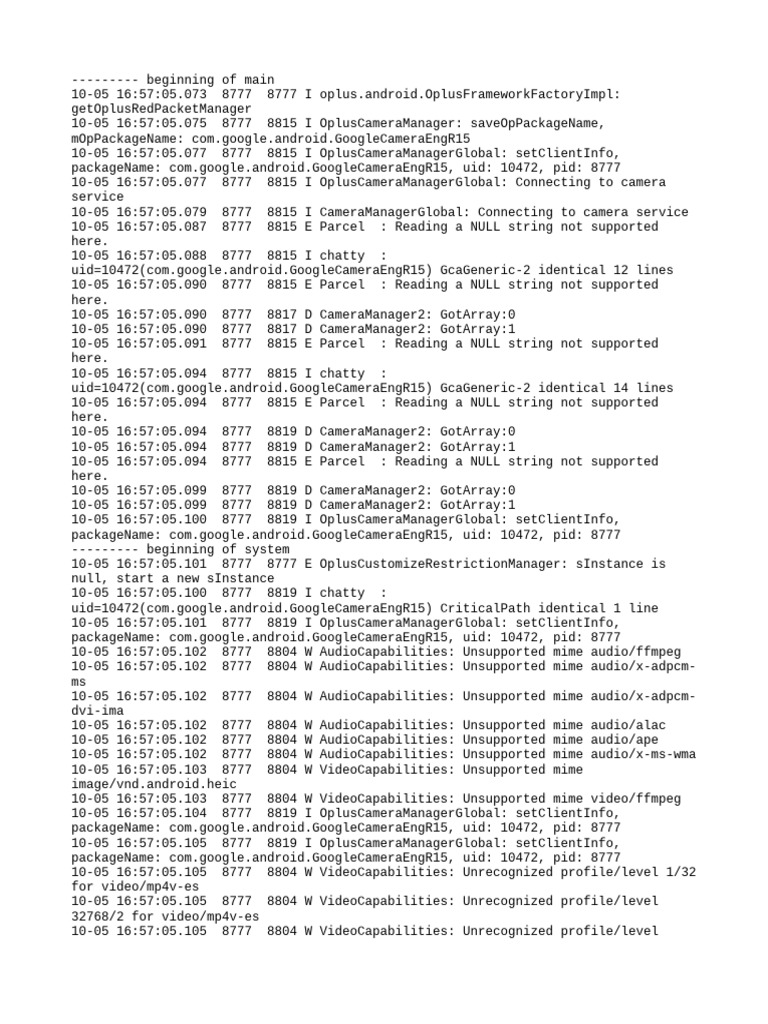 Logcat 1728127625025 | PDF | Computing | Computer Programming