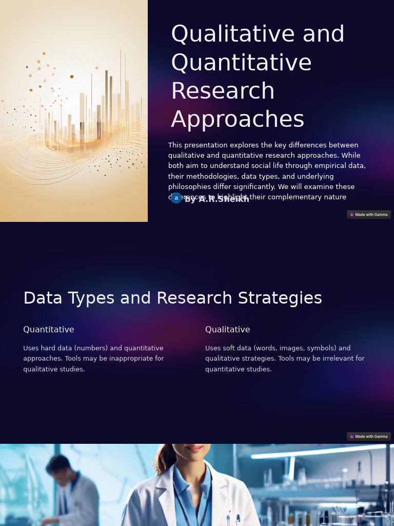 Qualitative and Quantitative Research Approaches | PDF | Quantitative ...