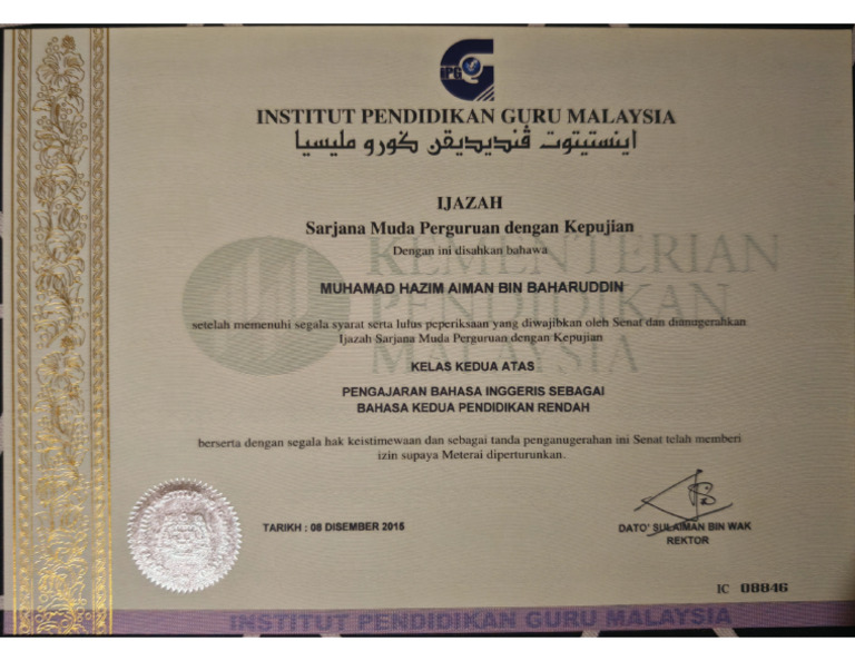 Ijazah Hazim | PDF
