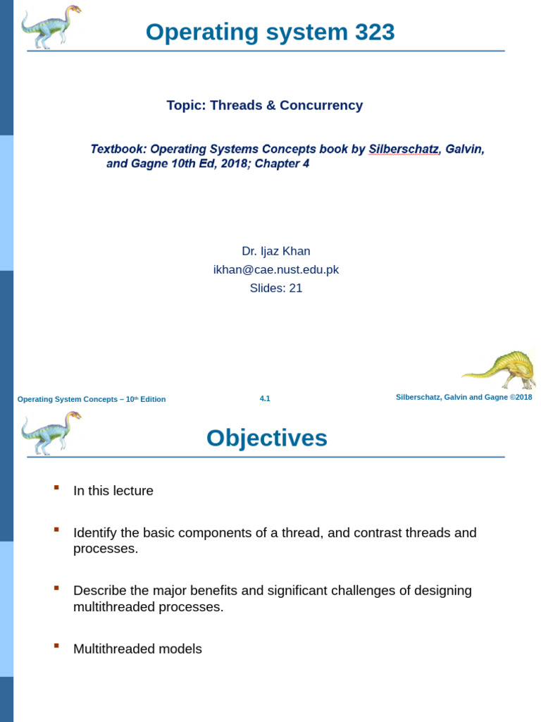 ch4 | PDF | Thread (Computing) | Multi Core Processor