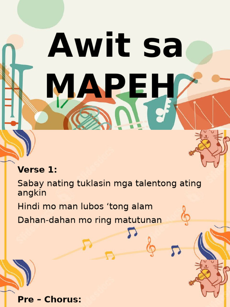 Awit Sa MAPEH | PDF