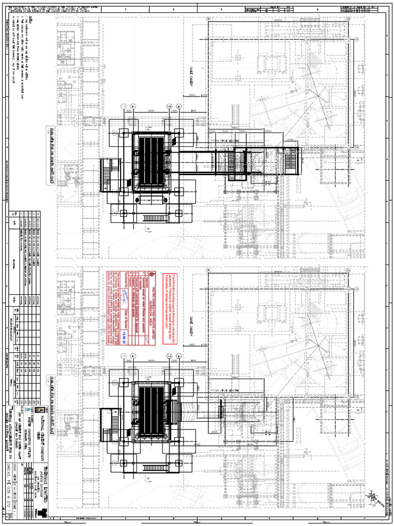 PE 038 M 272 1 - Rev 4 - GA OF PH BOILER DUCTING LAYOUT - SHT 1 | PDF