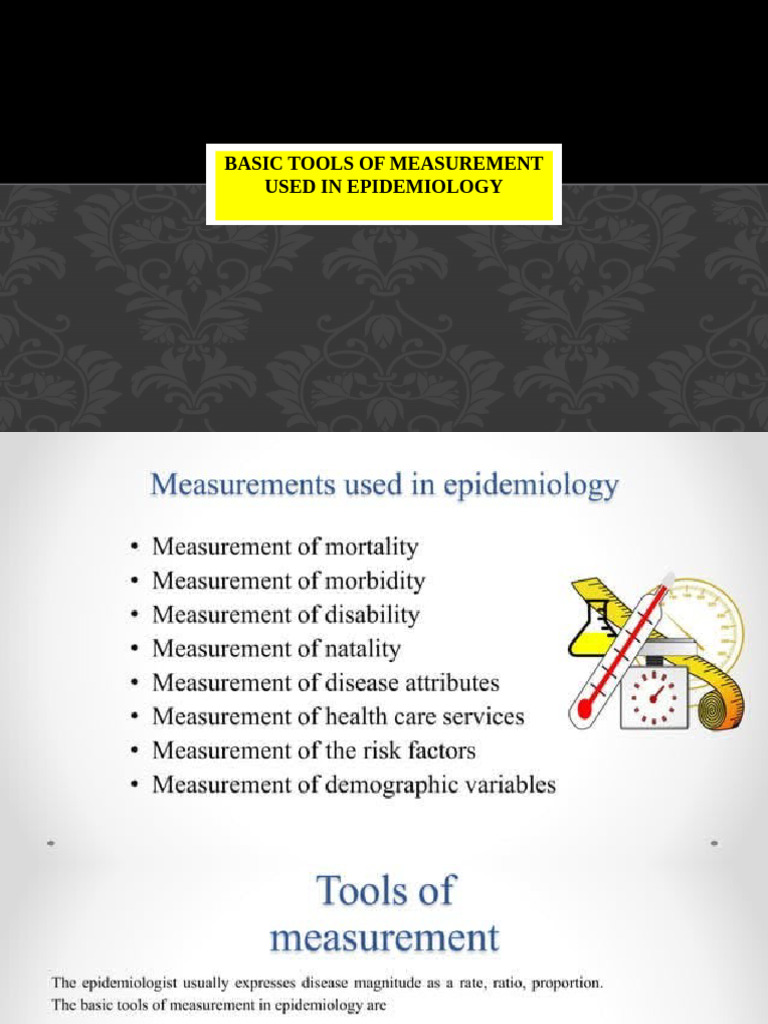 Basic Tools of Epidemiology | PDF