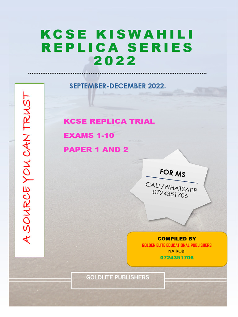Kcse Kis Replica 2022 | PDF