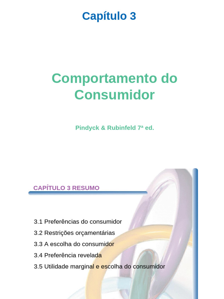 Cap 3 PR Resumo | PDF | Utilidade | Teorias econômicas