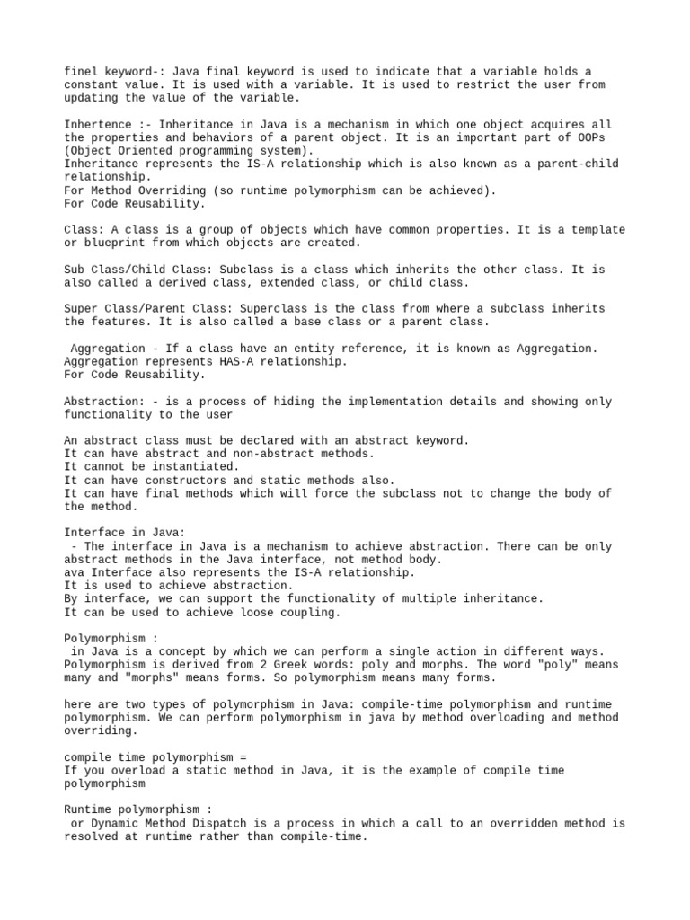 Javacollection Pdf Inheritance Object Oriented Programming Class Computer Programming 