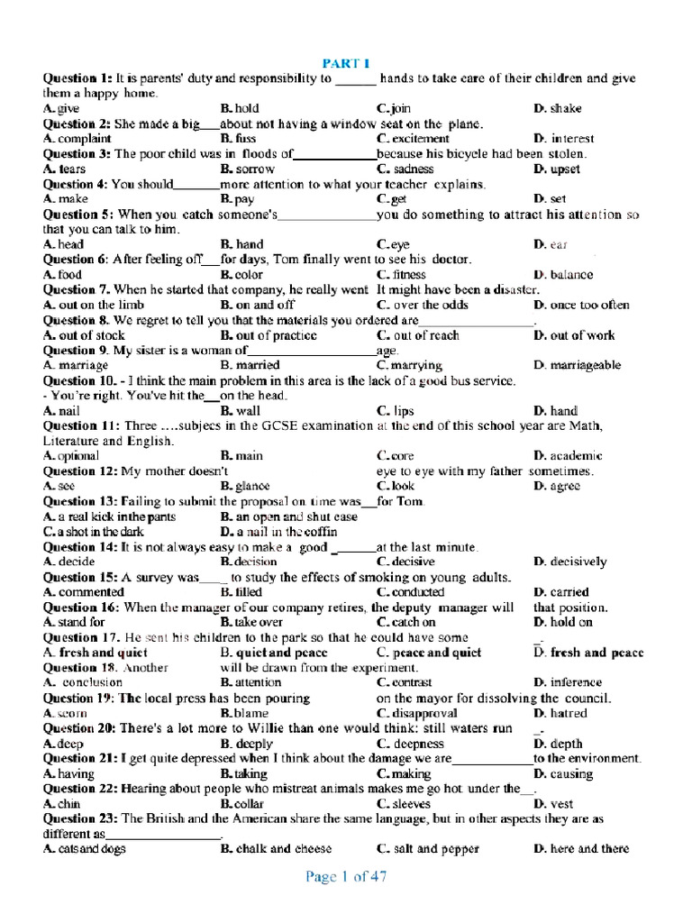 Tài Liệu Lexico and Grammar 01 | PDF