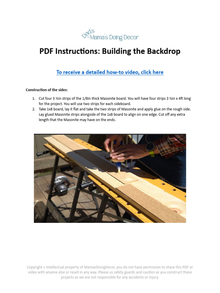 Backdrop Instructions | PDF | Games & Activities | Technology & Engineering