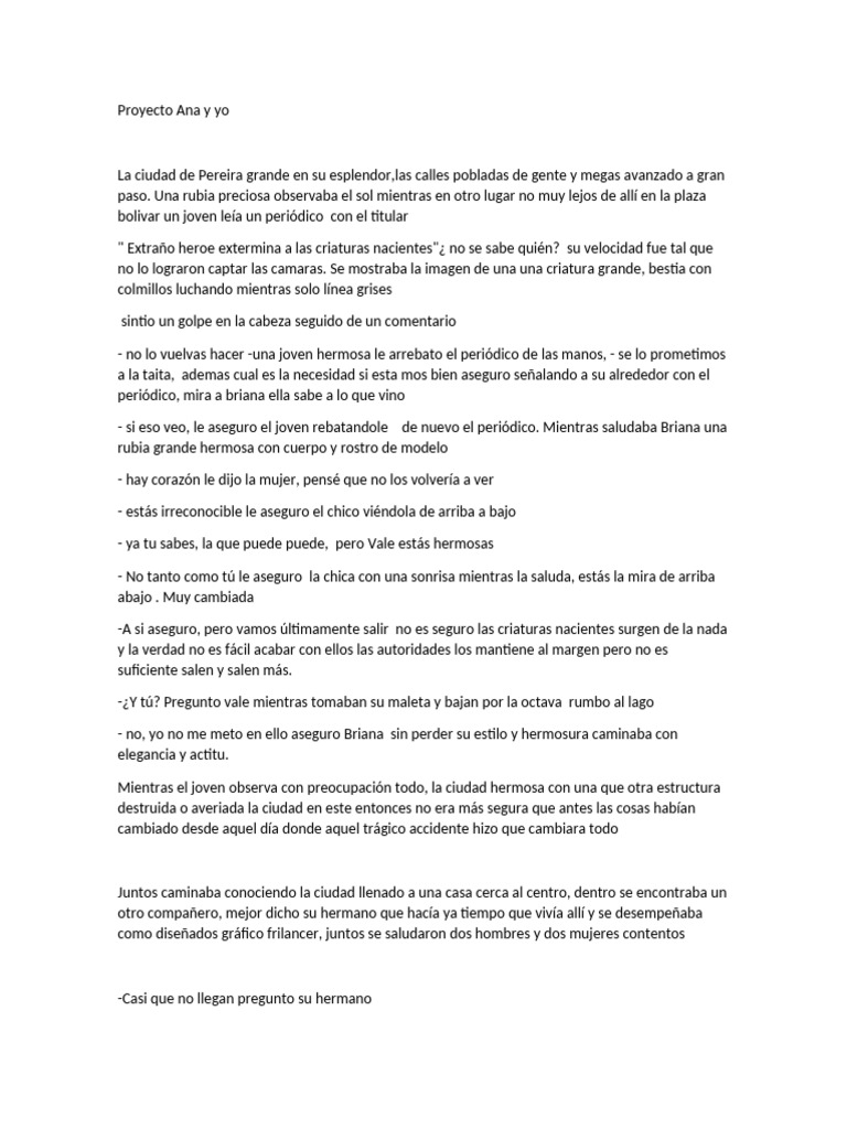 Histori Del Comic Ana y Yo | PDF | Novela negra, policíaca y suspenso