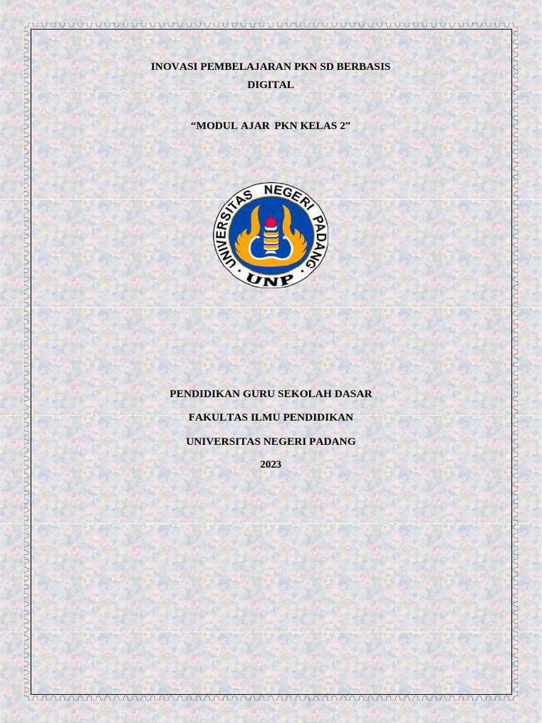 Modul Ajar PKN Kelompok 2 - 21 BB 09 | PDF