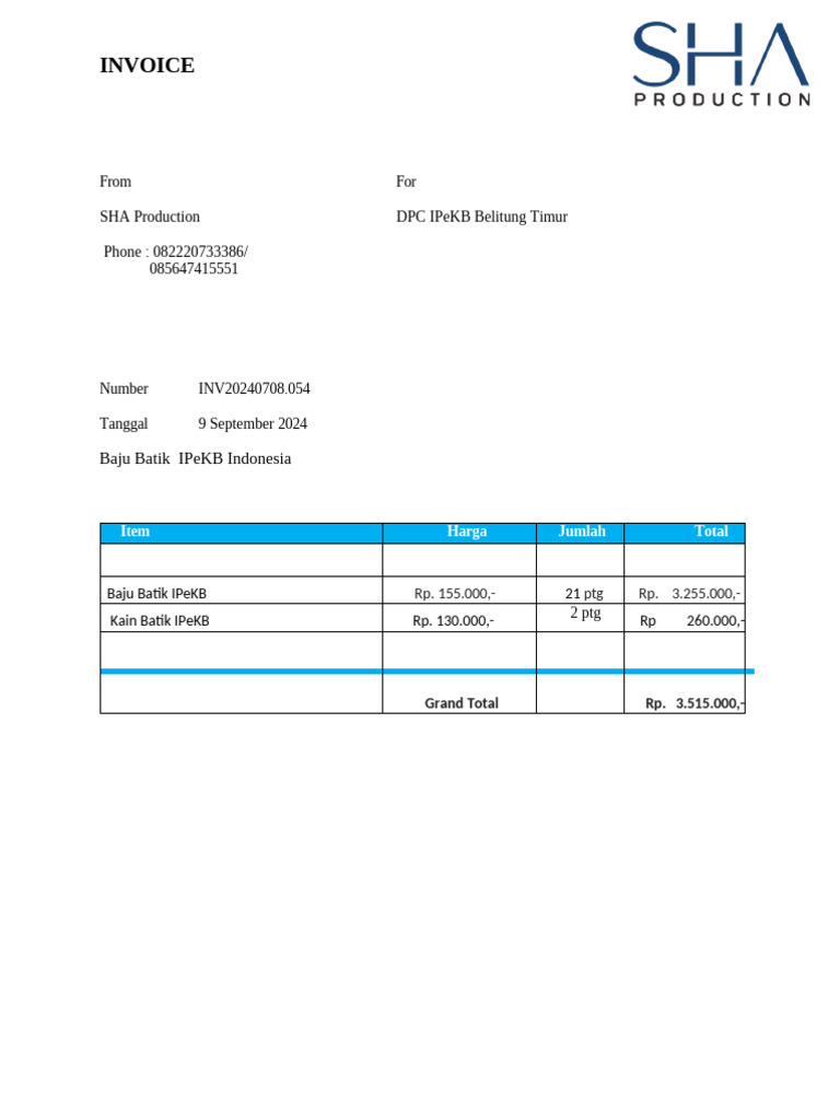 Invoice | PDF