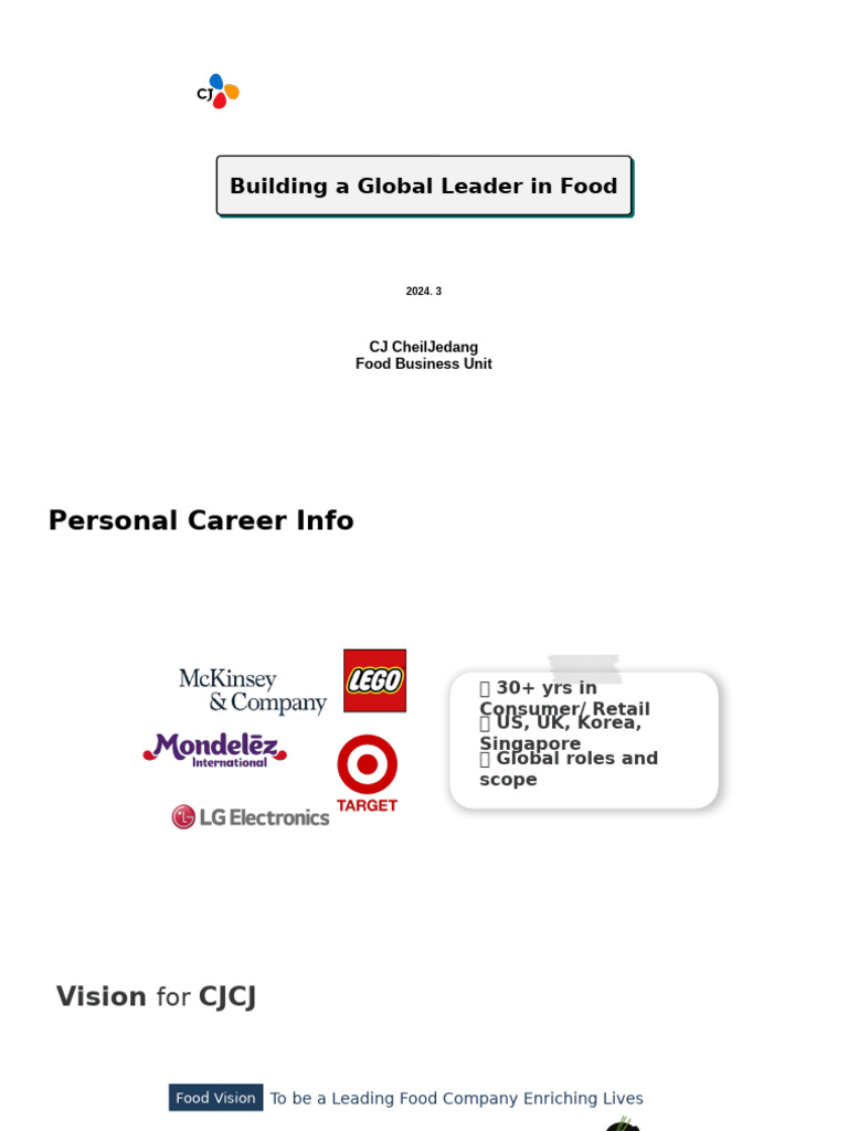 Global Food Industry Insights | PDF