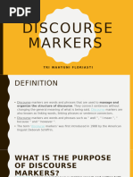 Discourse Markers: Types and Examples | PDF | Discourse