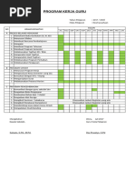 Program Kerja Guru | PDF