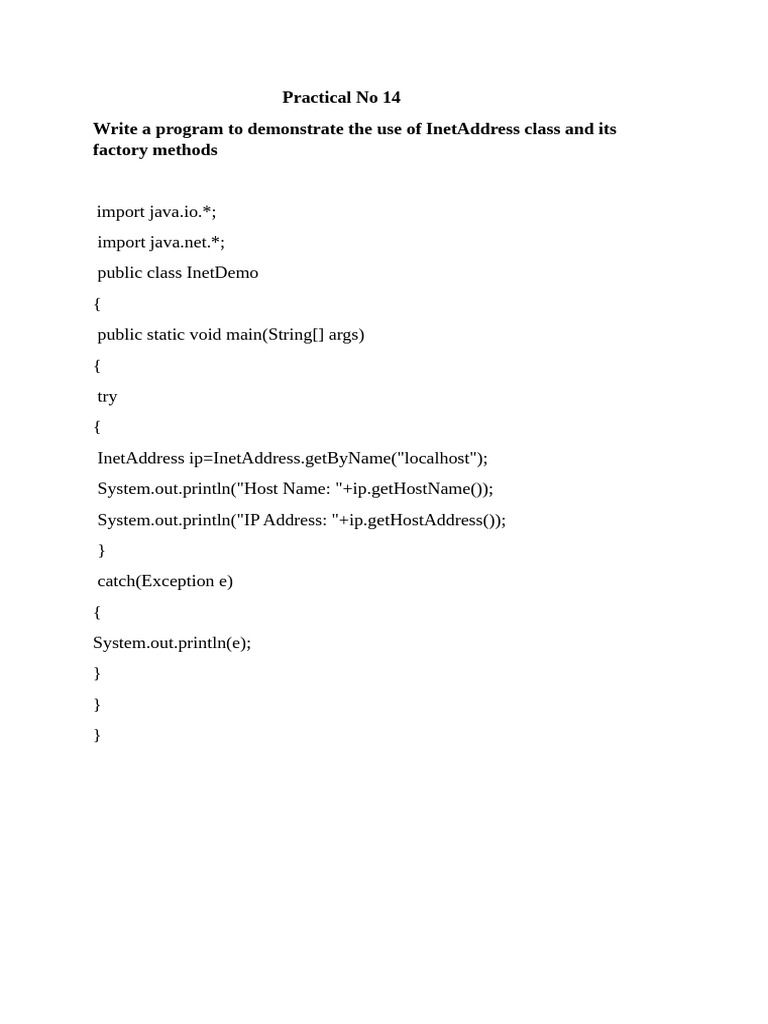 Practical No 14 | PDF | Technology & Engineering Practical No 14 | PDF | Technology & Engineering