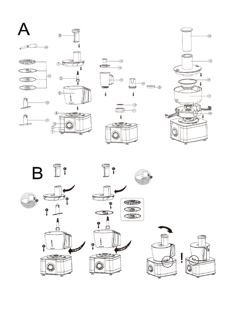 Gorenje Food Processor Manual | PDF | Blender