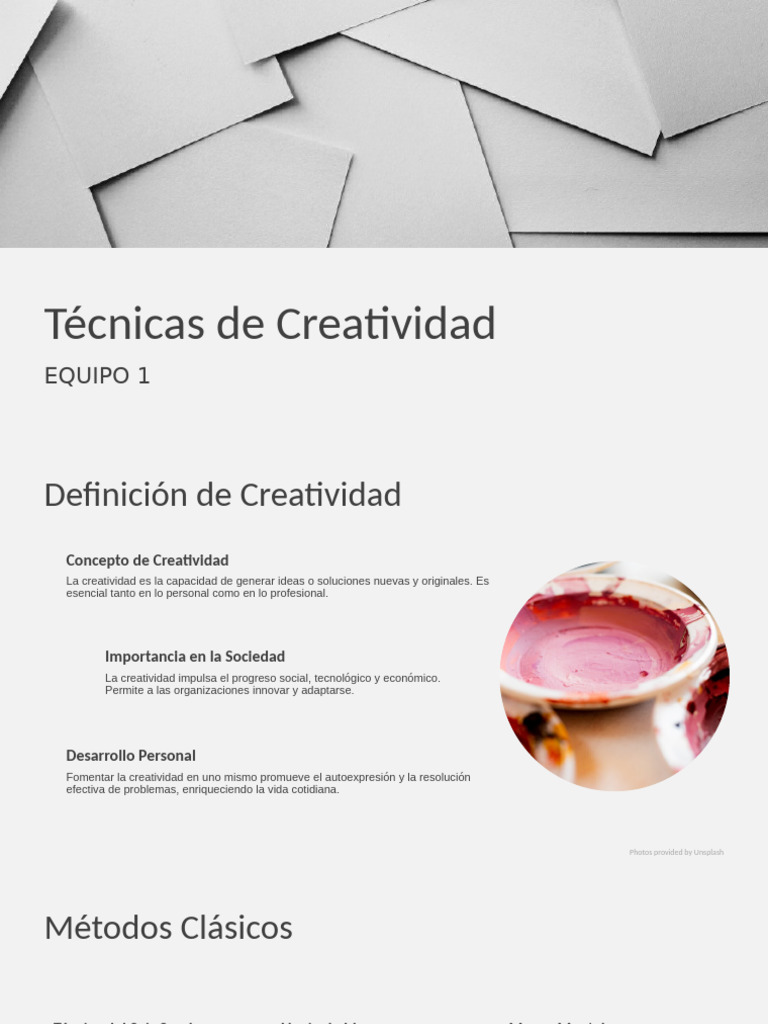 Técnicas de Creatividad | PDF | Creatividad | Pensamiento