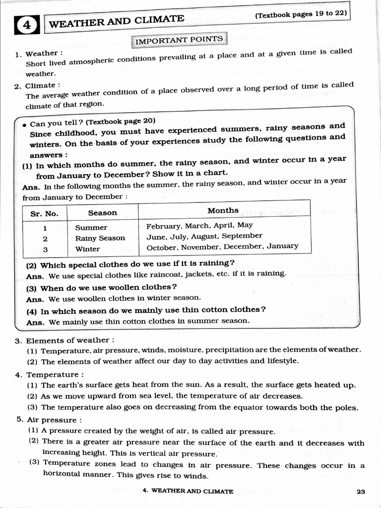 6th Geography Lesson 4 | PDF