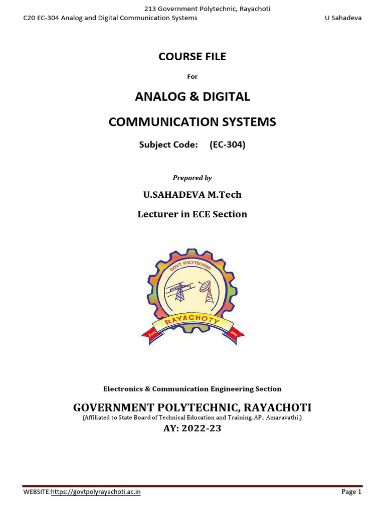 ADCS | PDF | Modulation | Frequency Modulation