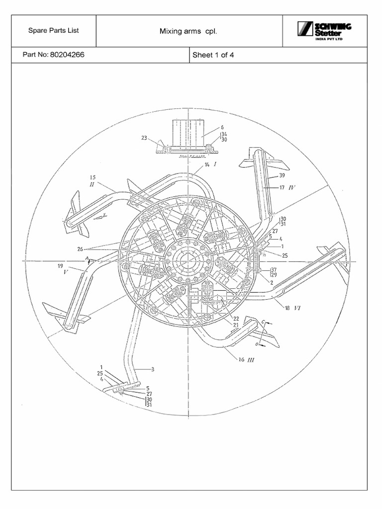 Spare Parts Manual CP30 440V 60Hz File-II | PDF | Screw | Tools