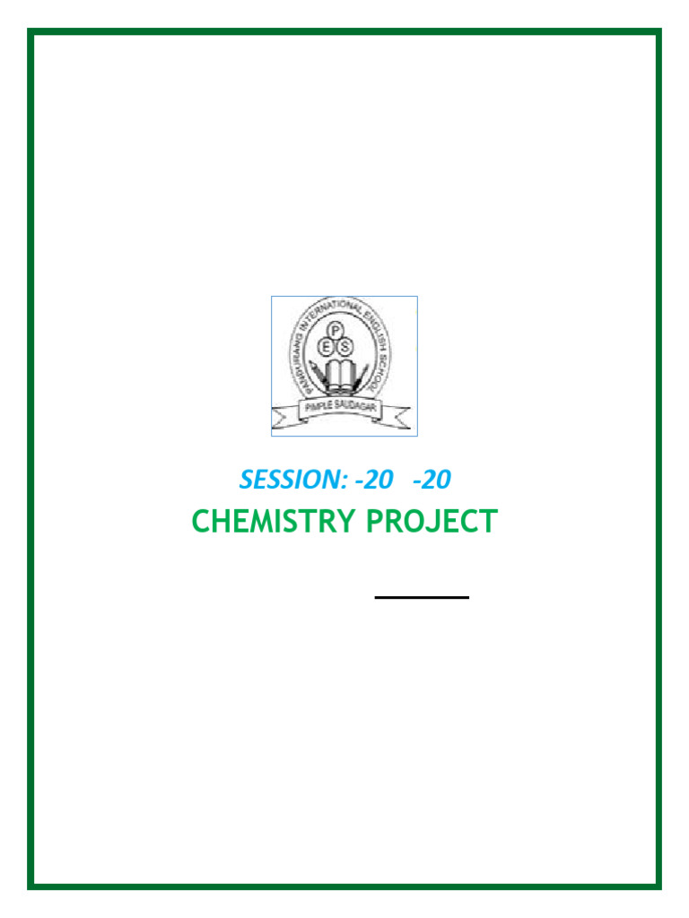 PK College Chemistry Certifictae | PDF