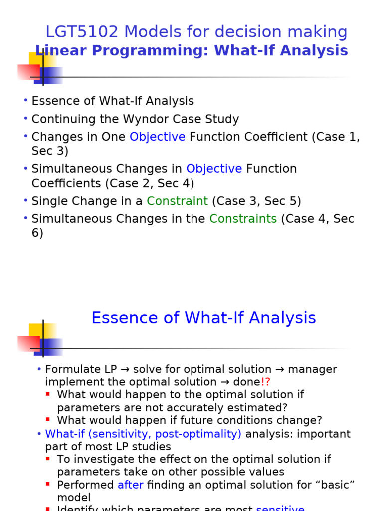 LP Sensitivity | PDF | Spreadsheet | Loss Function