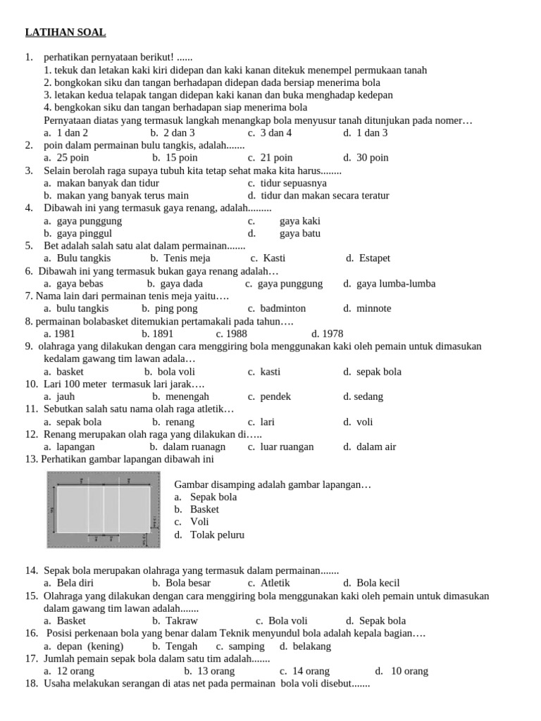 Latihan Soal Kls 7 | PDF