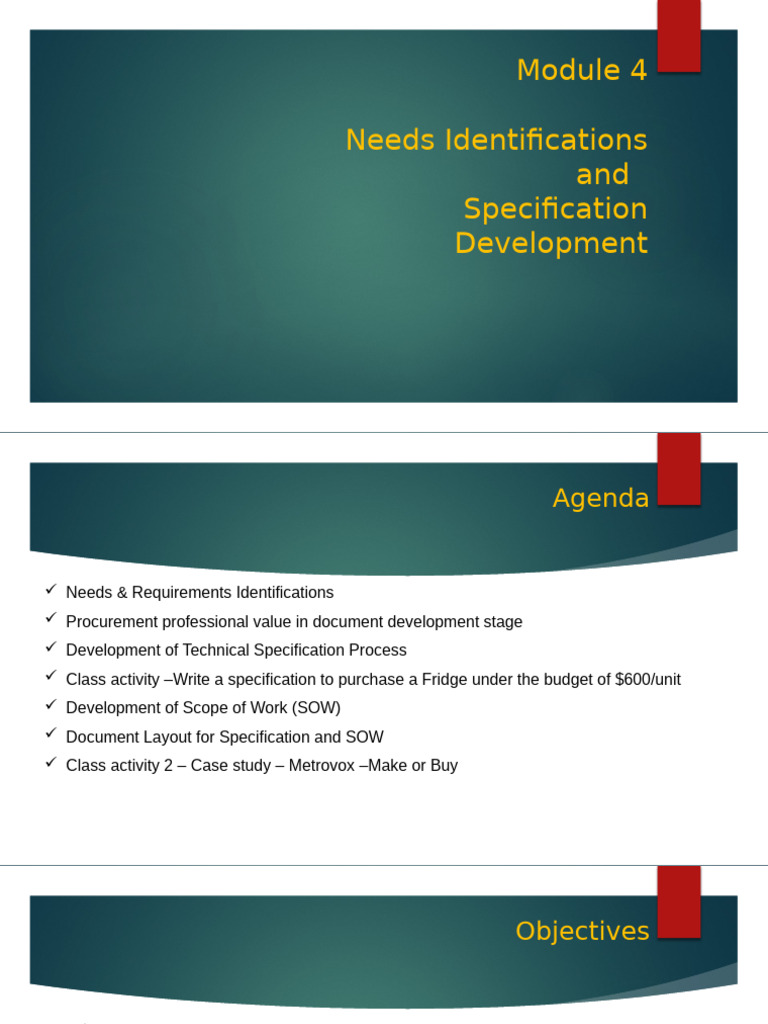 Module 4 -Needs Identifications and Specification Development_students ...