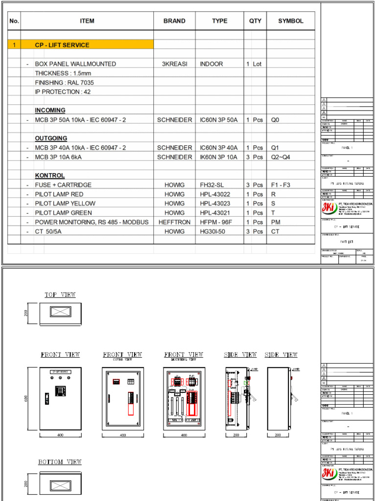CP - Lift Service | PDF