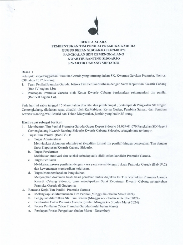 berita acara 3 | PDF