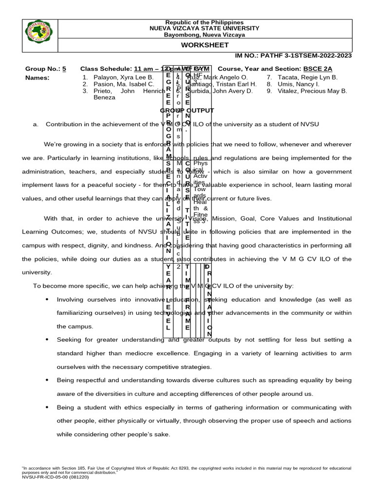 PATHF-3_22-1_ORIENTATION-WORKSHEET | PDF