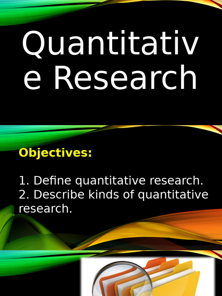 Quantitative Research | PDF | Level Of Measurement | Statistics