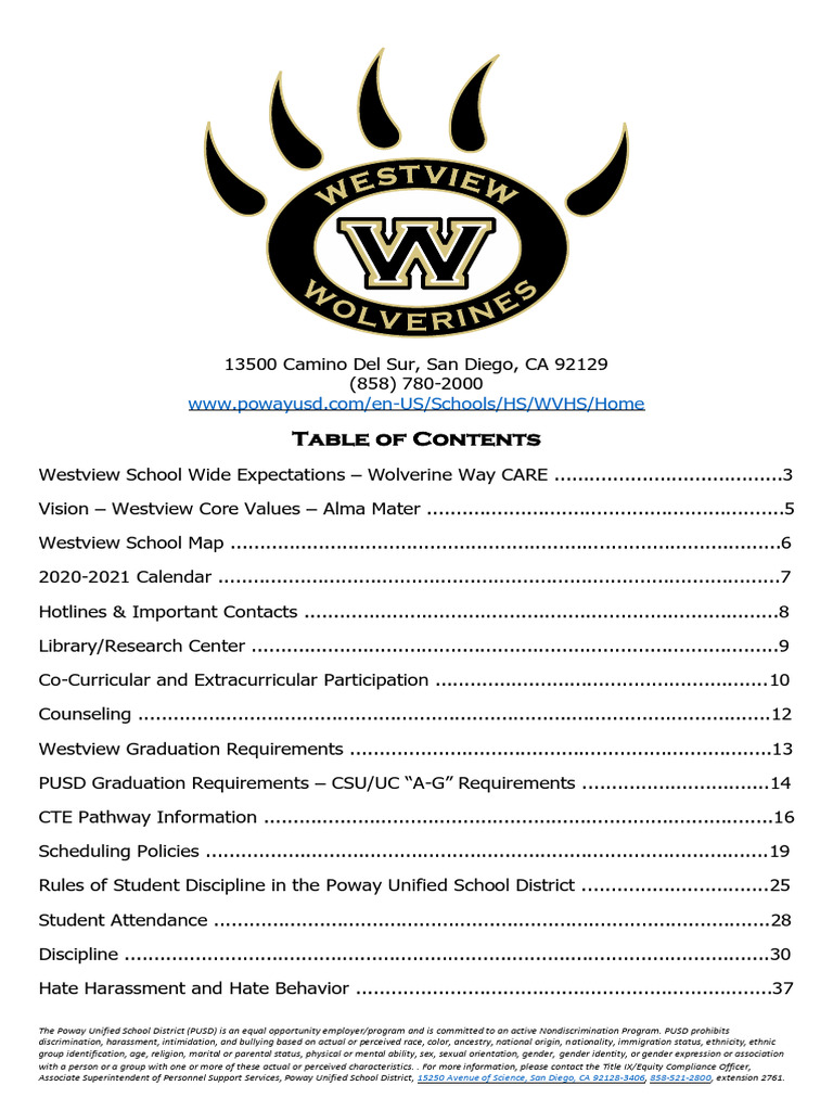 Handbook | PDF | Discrimination | Harassment