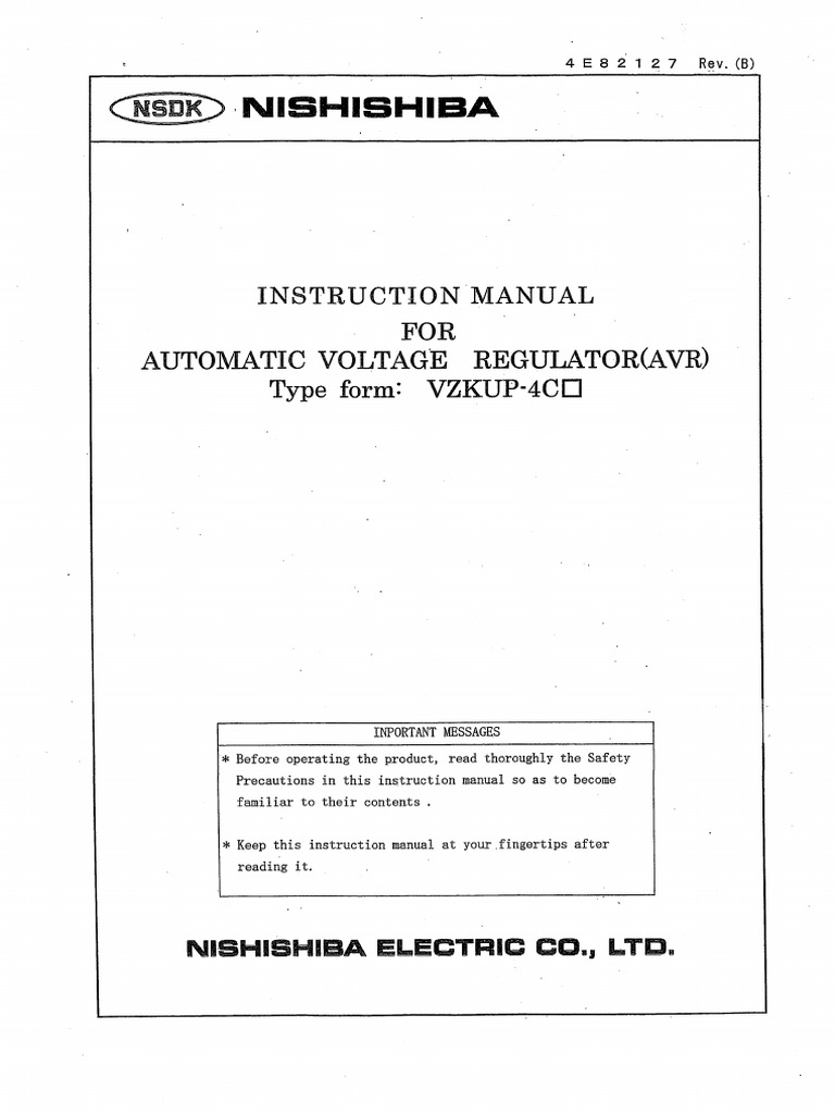 Instruction Mnual (Avr) 4e82127 | PDF