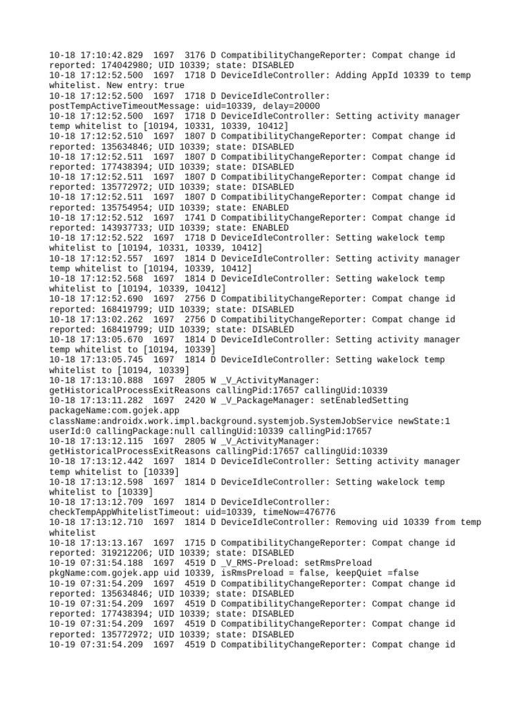 Log | PDF | System Software | Software Development