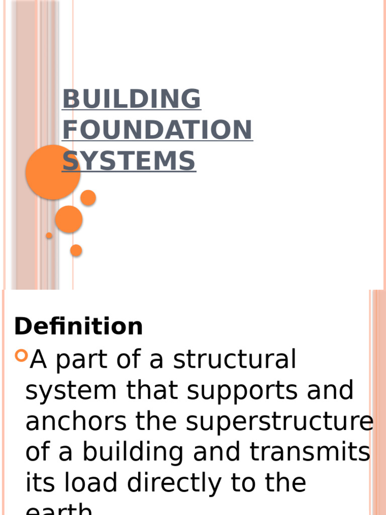 Lecture 5 Foundation Systems | PDF | Home & Garden | Science & Mathematics