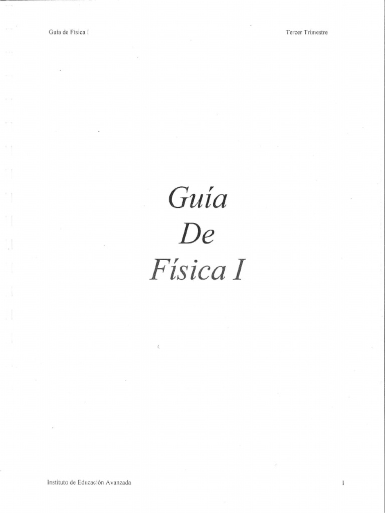 Física I | PDF