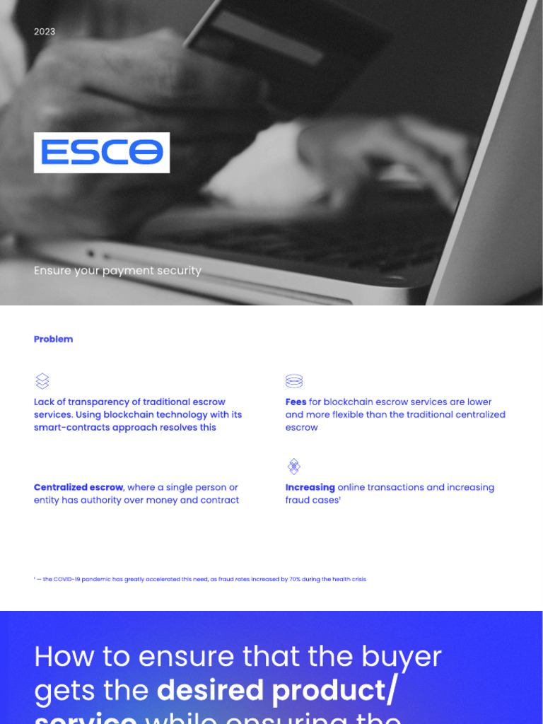 ESCO v1 | PDF | Subscription Business Model | E Commerce
