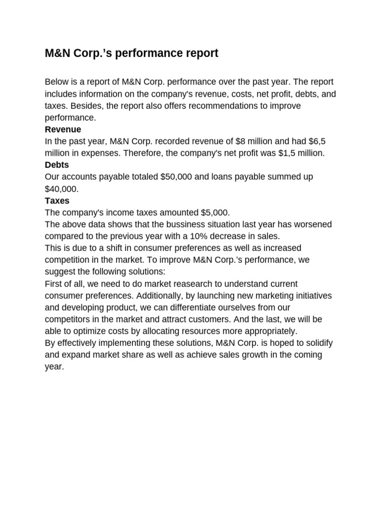 Writing Report - Cob2 - U1 | PDF