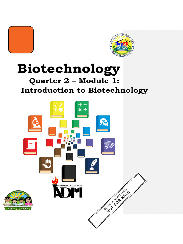 Biotechnology8 Q2 Mod1 IntroductionToBiotechnology v1 | PDF | Biotechnology | Genetics