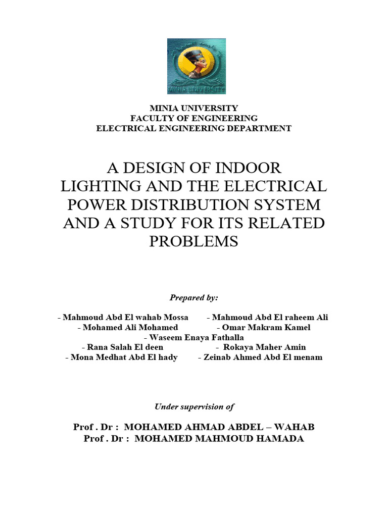 Indoor Lighting & Power Distribution Design | PDF | Lighting | Metrology
