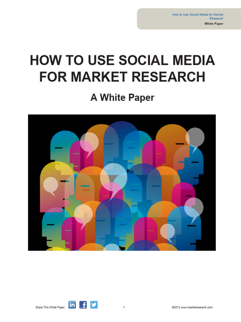 Social Media For Market Research Final - PDF& HSTC 183052025 ...