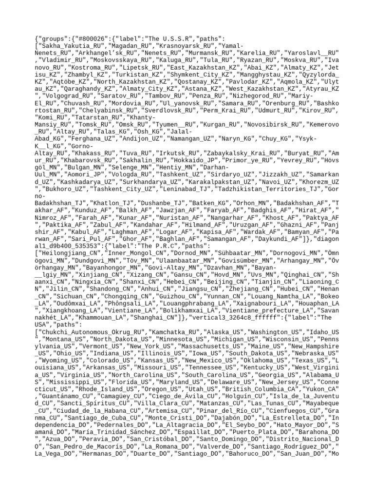 Mapchartsave World Subdivisions | PDF